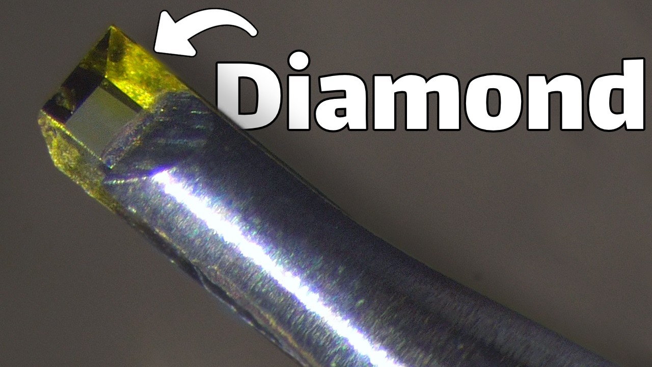 Cutting mirrors with diamonds