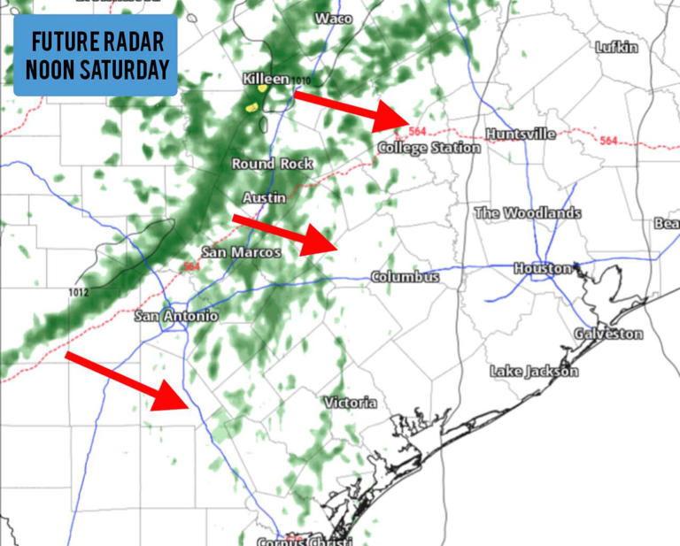 When will San Antonio see its best rain chances this weekend? Here's a ...
