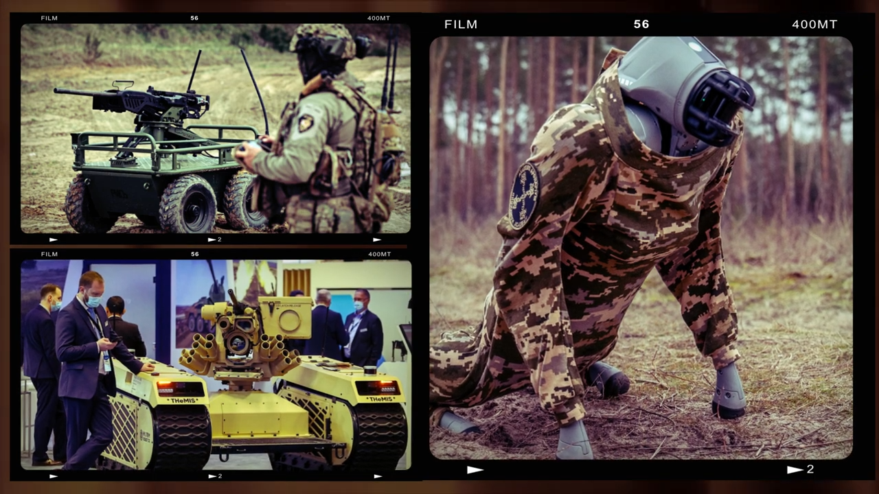 Watch real war footage of a Ukrainian robot destroying Russian armor