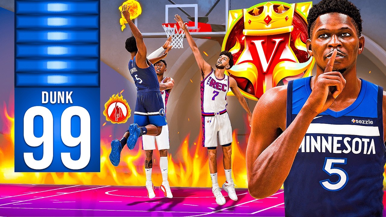 Legend Anthony Edwards' build is unstoppable in random rec