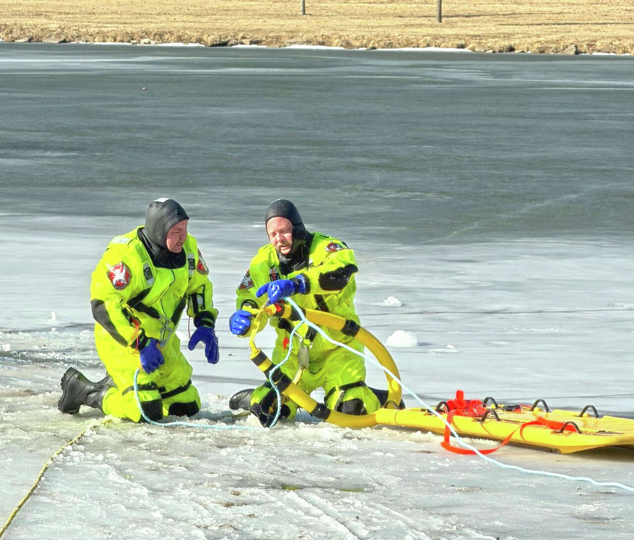 Thaw & order: As temps warm, firefighters warn of dangers walking on ice