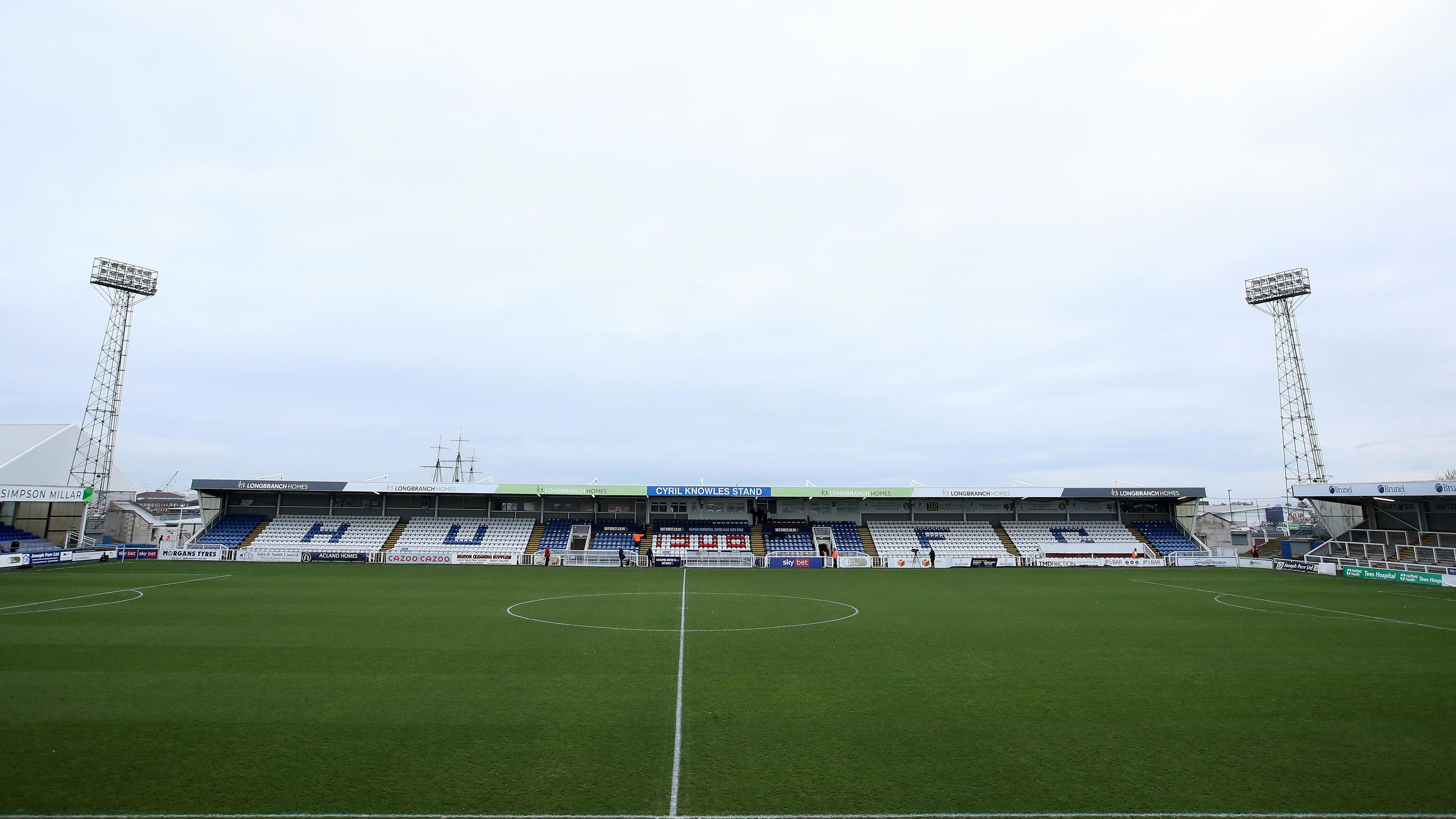 Hartlepool v Sutton off due to waterlogged pitch