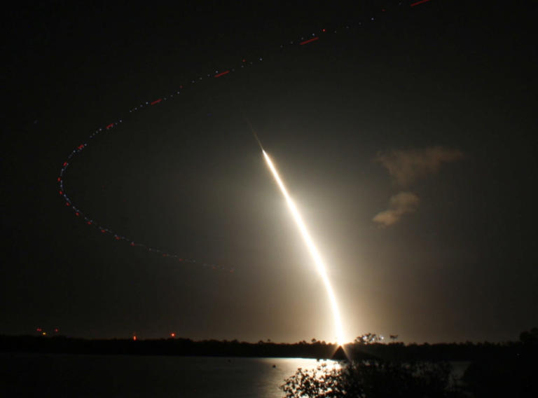 NASA SpaceX Crew-12 rocket launch in Florida visible in these states