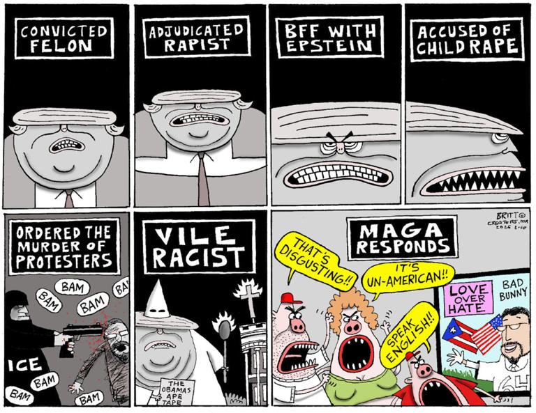 The latest syndicated political cartoons (2/13)