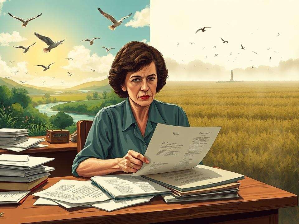 Rachel Carson wrote a book that started the environmental movement