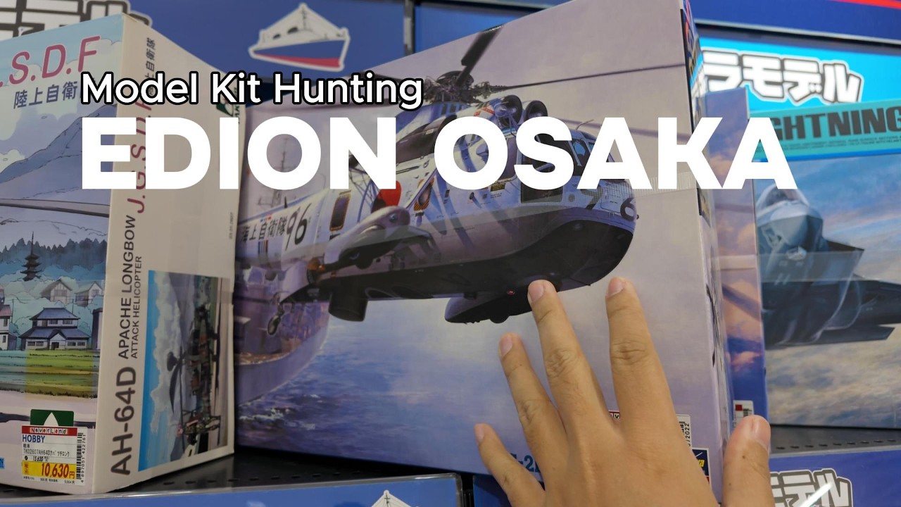 Best place to buy model kits in Osaka | EDION Namba store tour