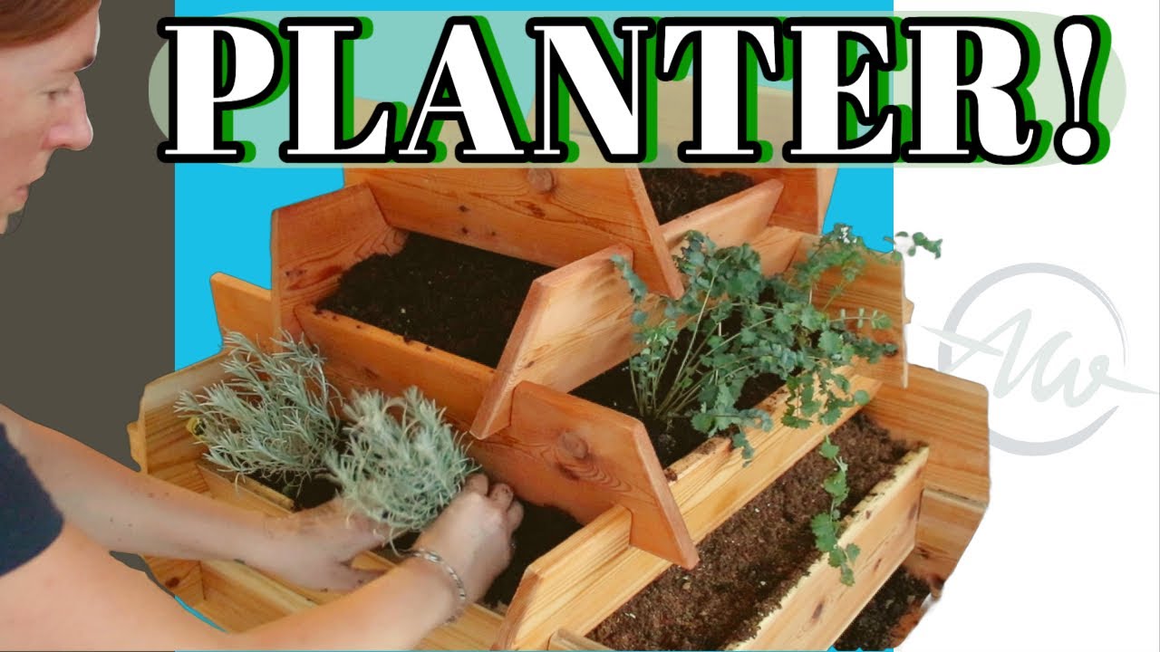 Easy DIY herb planter box