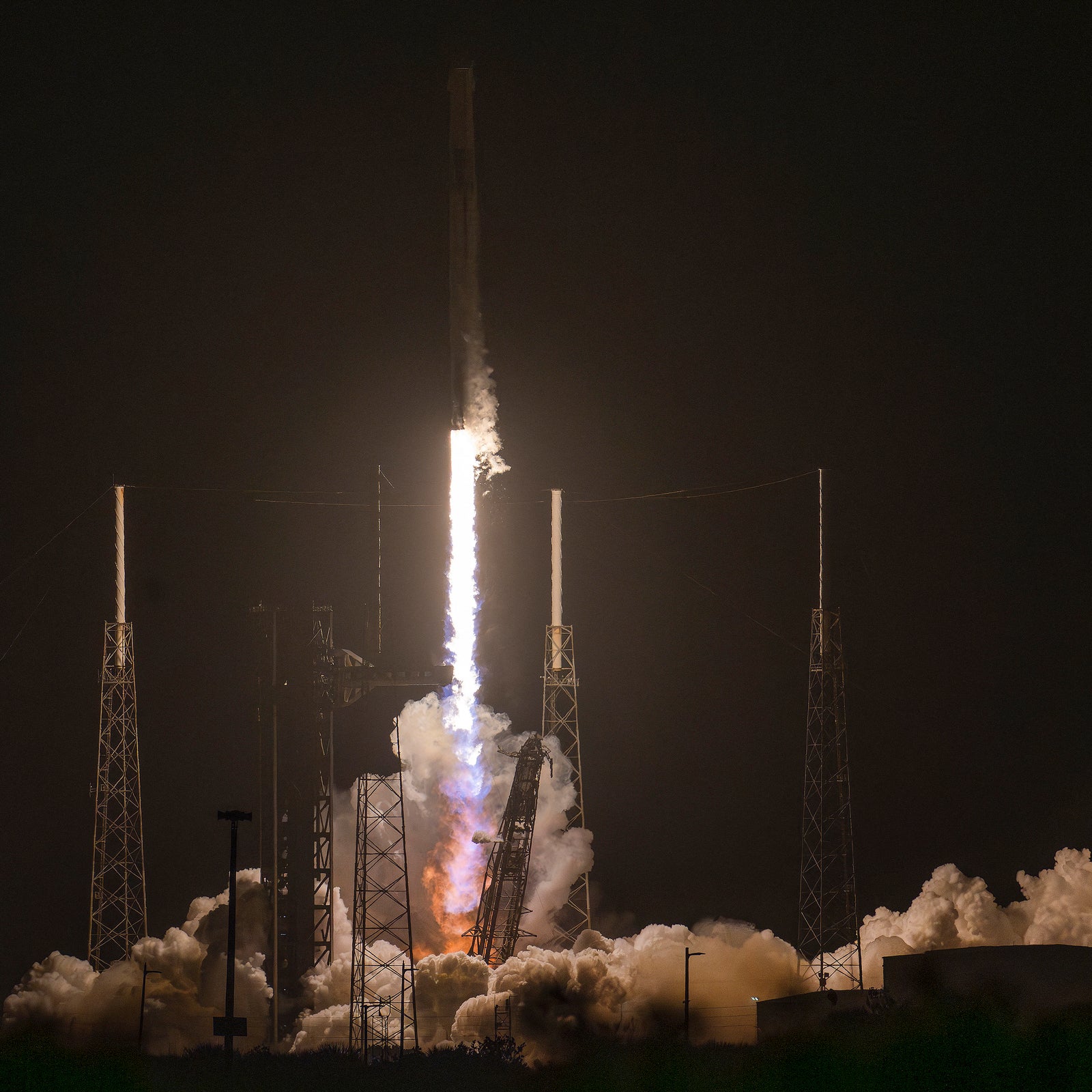 SpaceX launches space station crew on 8-month mission