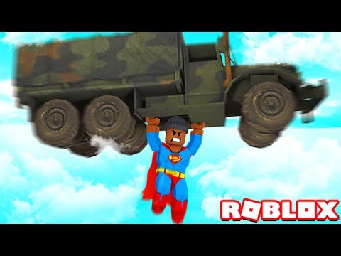 Becoming a superhero in Roblox