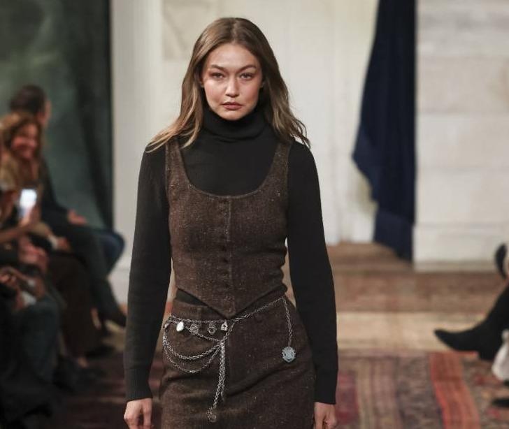 Fall-winter trends: Gigi Hadid debuts new look at Ralph Lauren runway