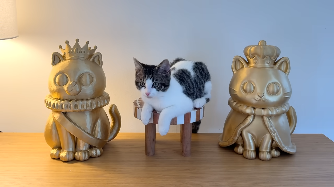 I built a LEGO village… then my kitten found it