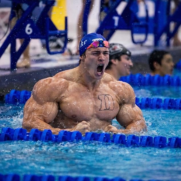Duke swim team sparks social media meltdown with new photos of ripped ...