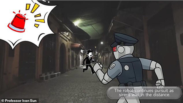 Real-life Robocop! Robot police officers will patrol the streets by ...