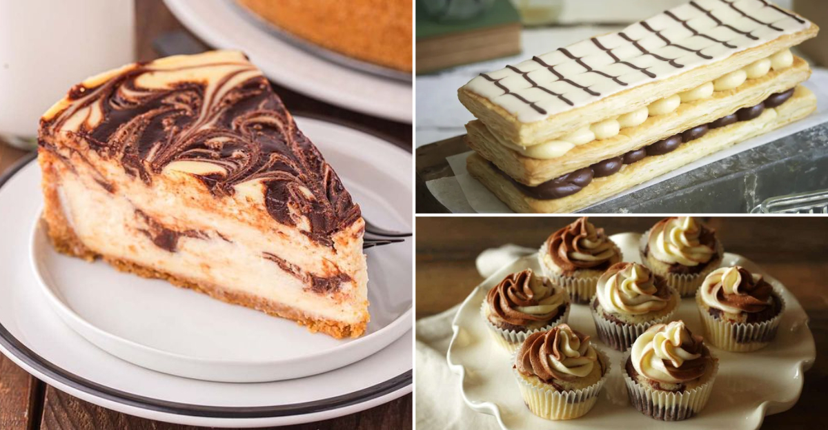 14 chocolate and vanilla desserts that prove opposites attract for a reason