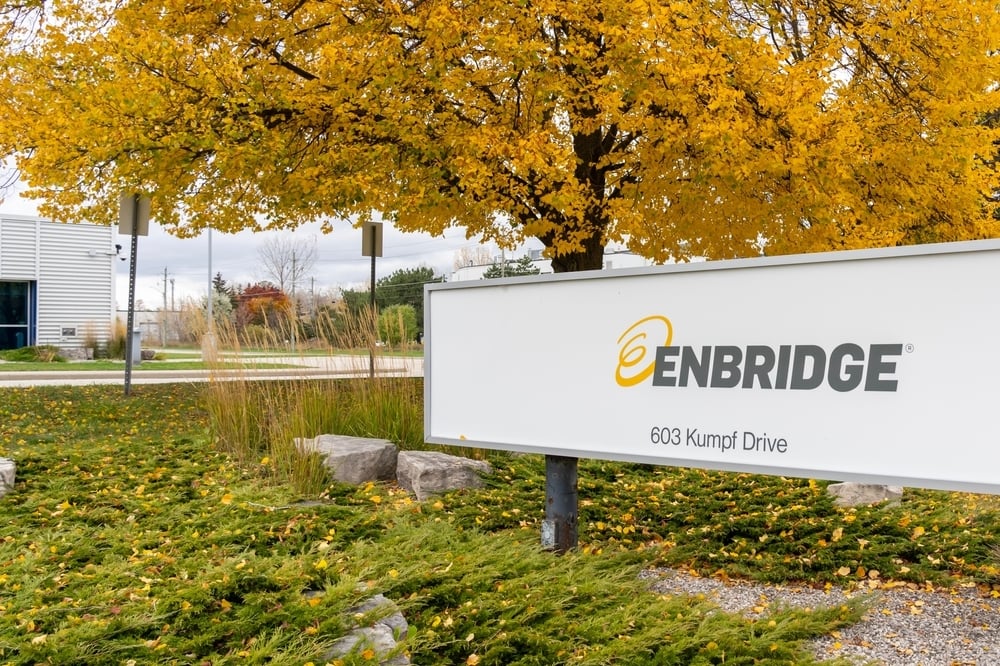 Enbridge stock is trending higher today: What's happening?