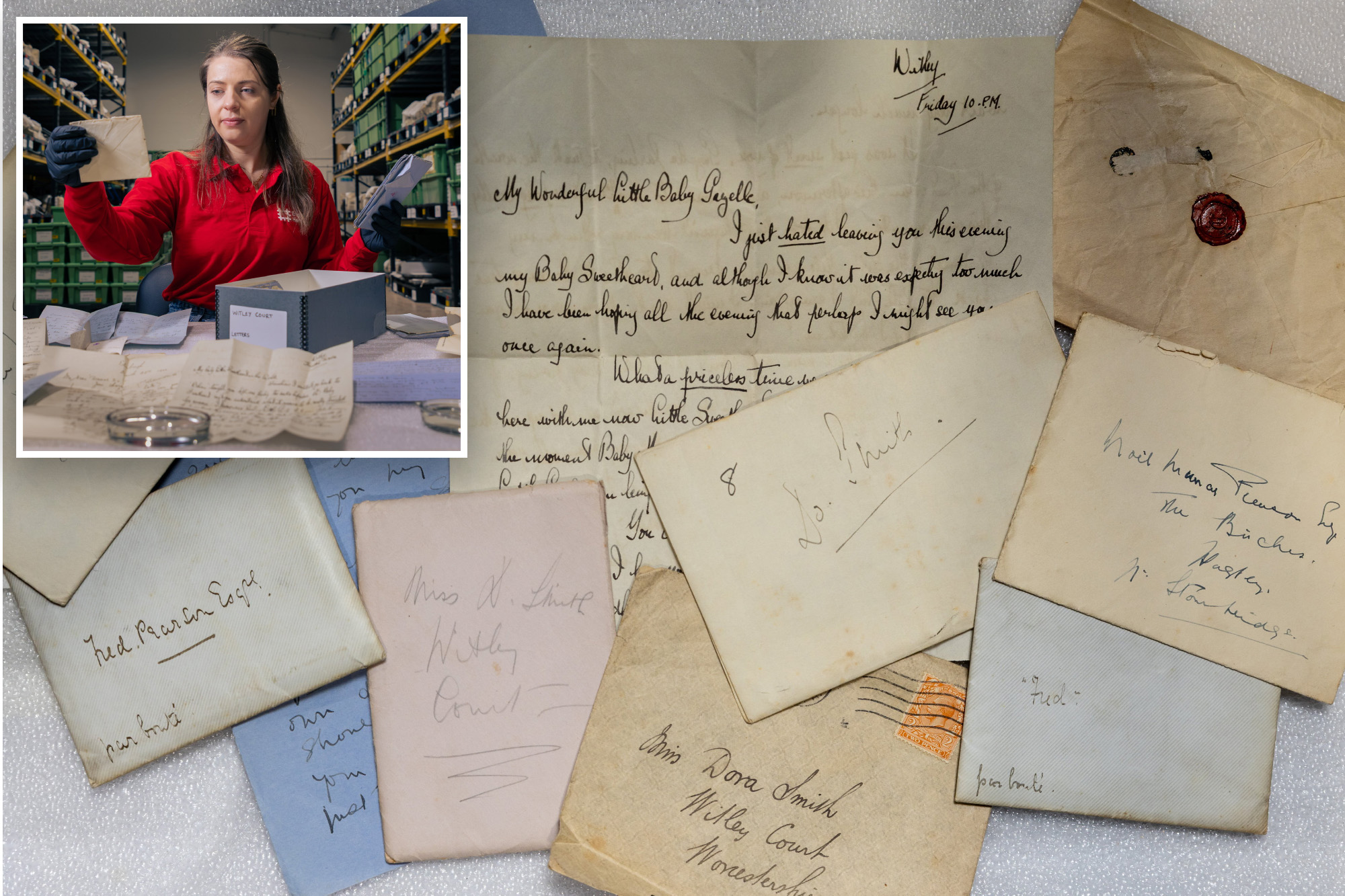Lost love letters discovered in shoebox reveal married heiress ...