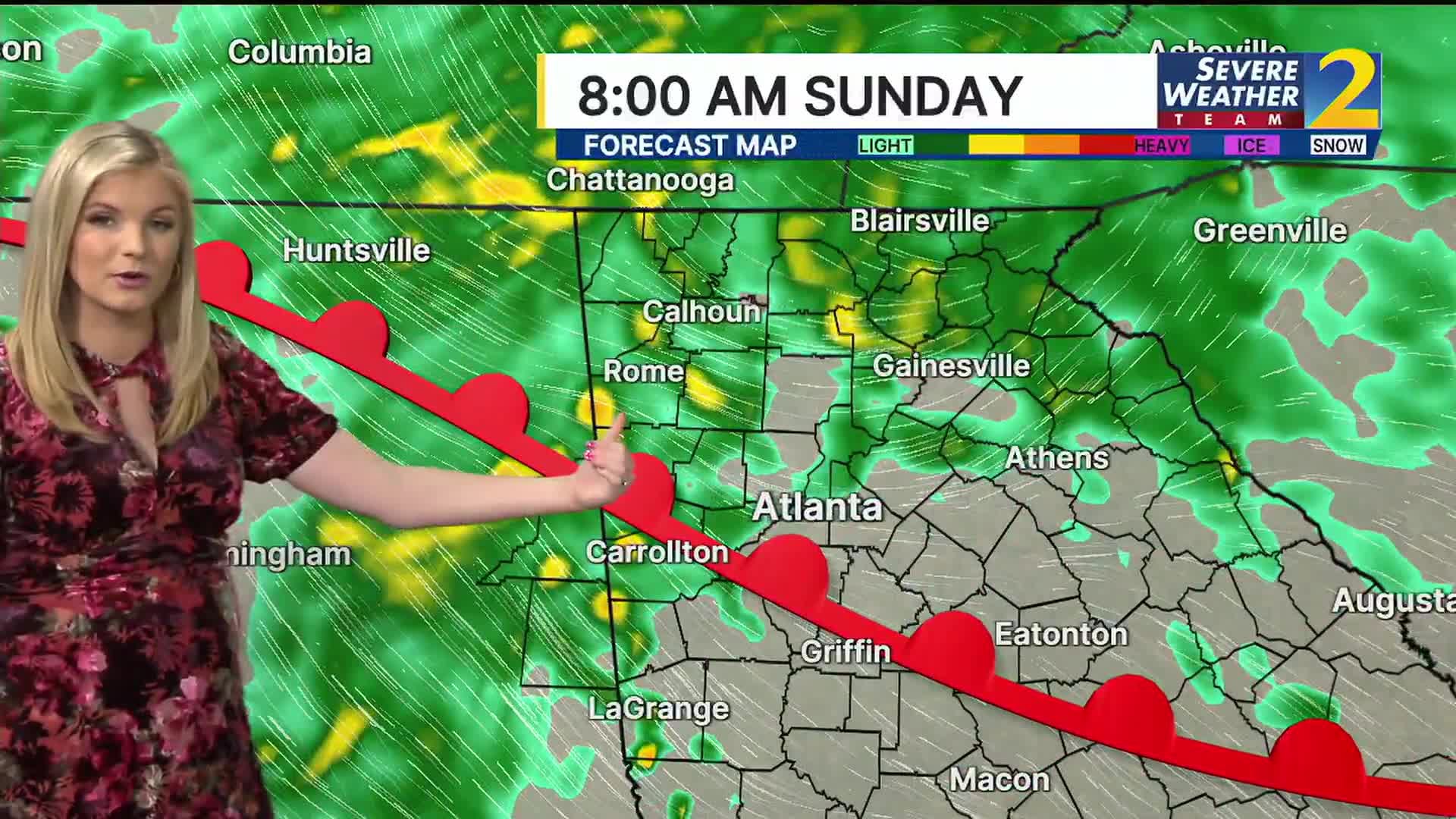 Widespread rain rolls in this weekend