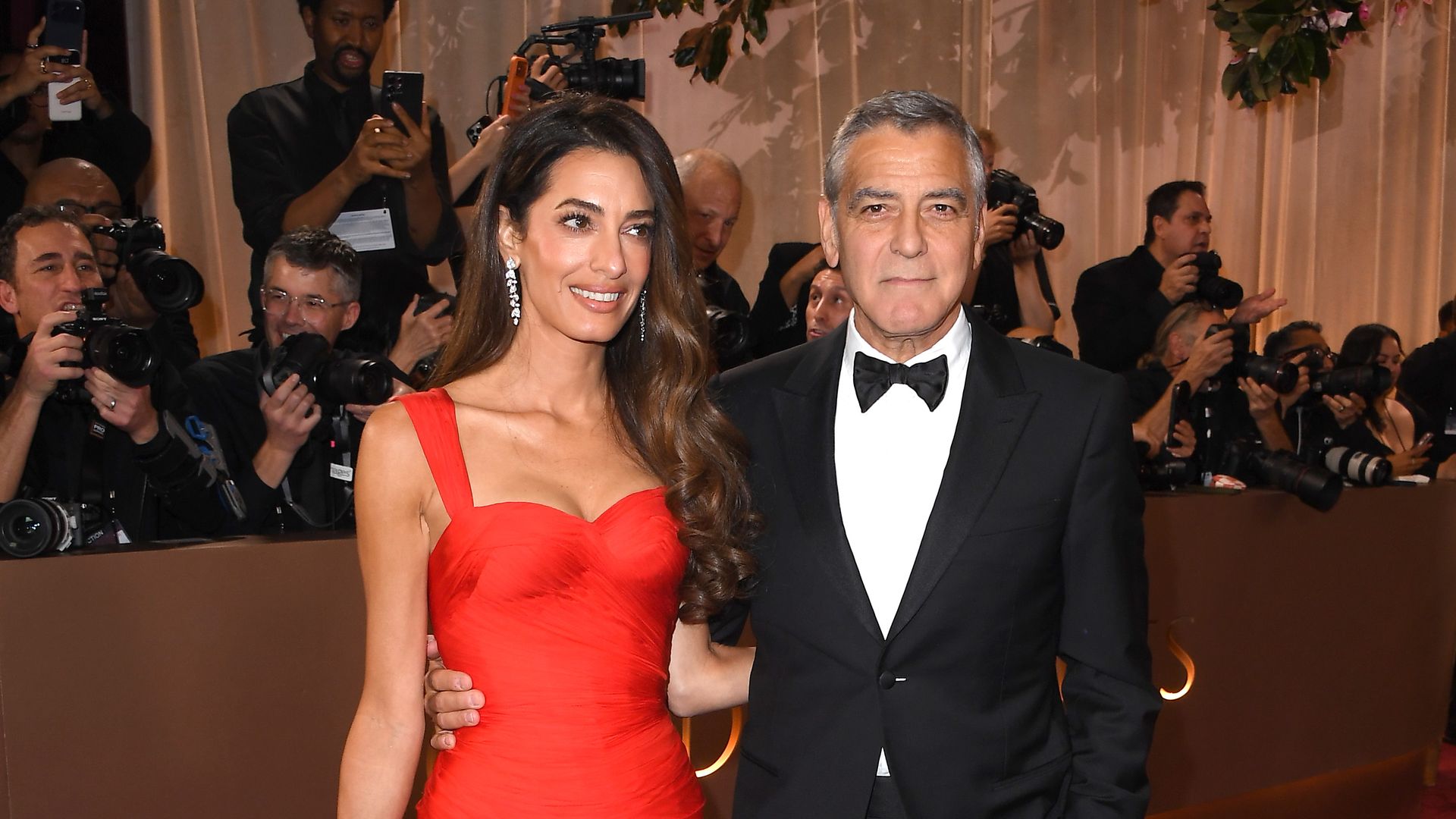 George and Amal Clooney's his-and-hers red carpet secret revealed and ...