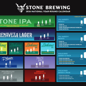 Stone Brewing unveils 2026 national year-round release calendar