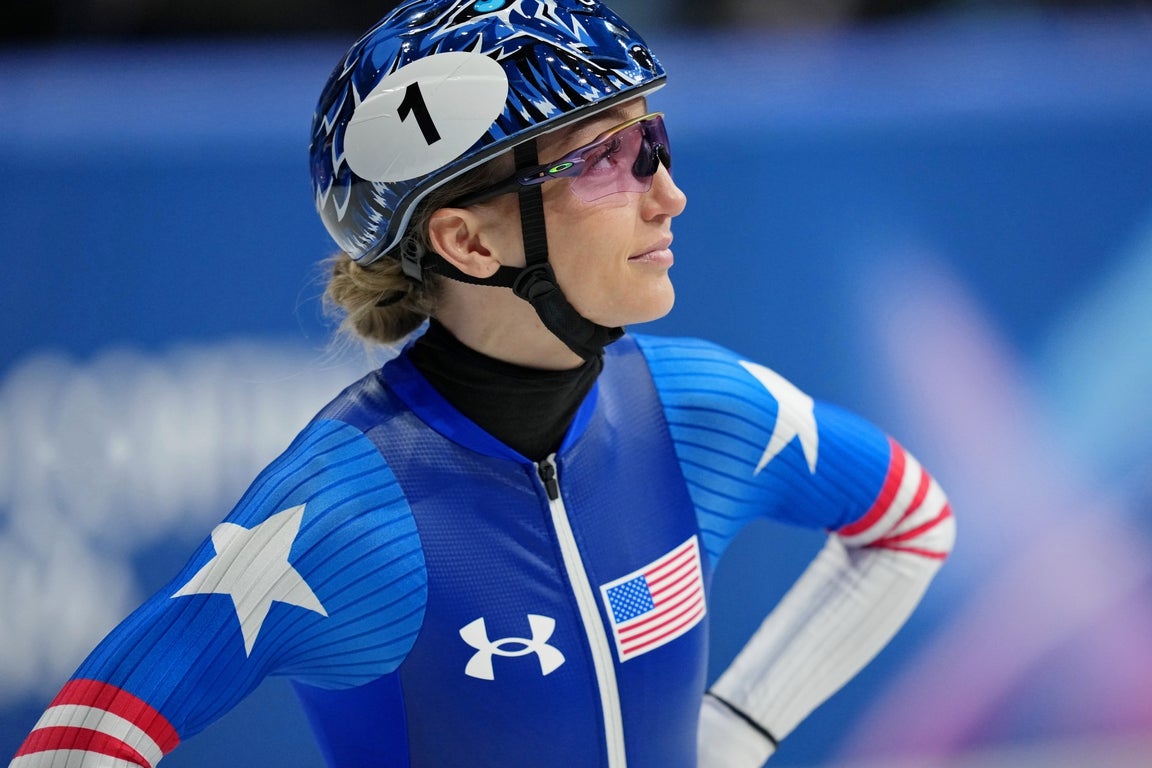 Standout photos of top American speed skater Kristen Santos-Griswold ...