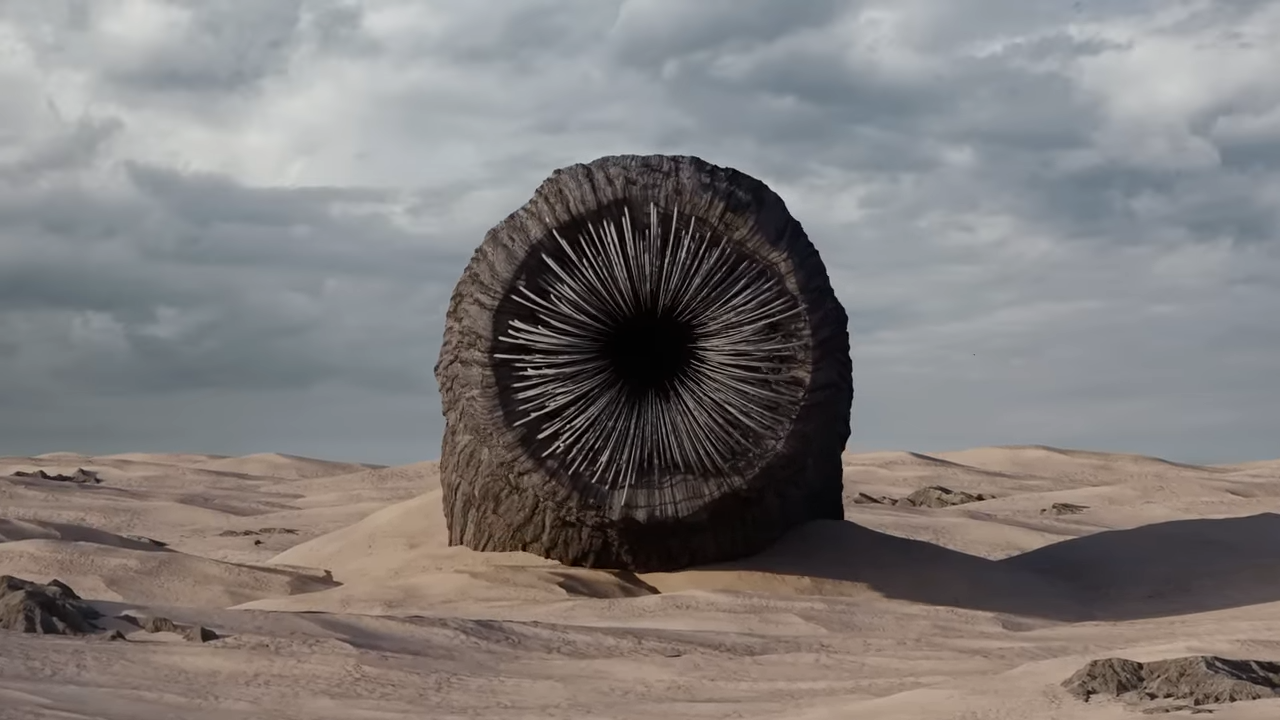 The Dune sandworm is a 400-meter predator – hidden under your feet