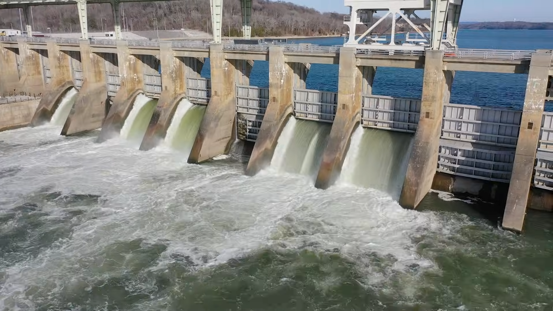 This dam was expanding – so they cut it open