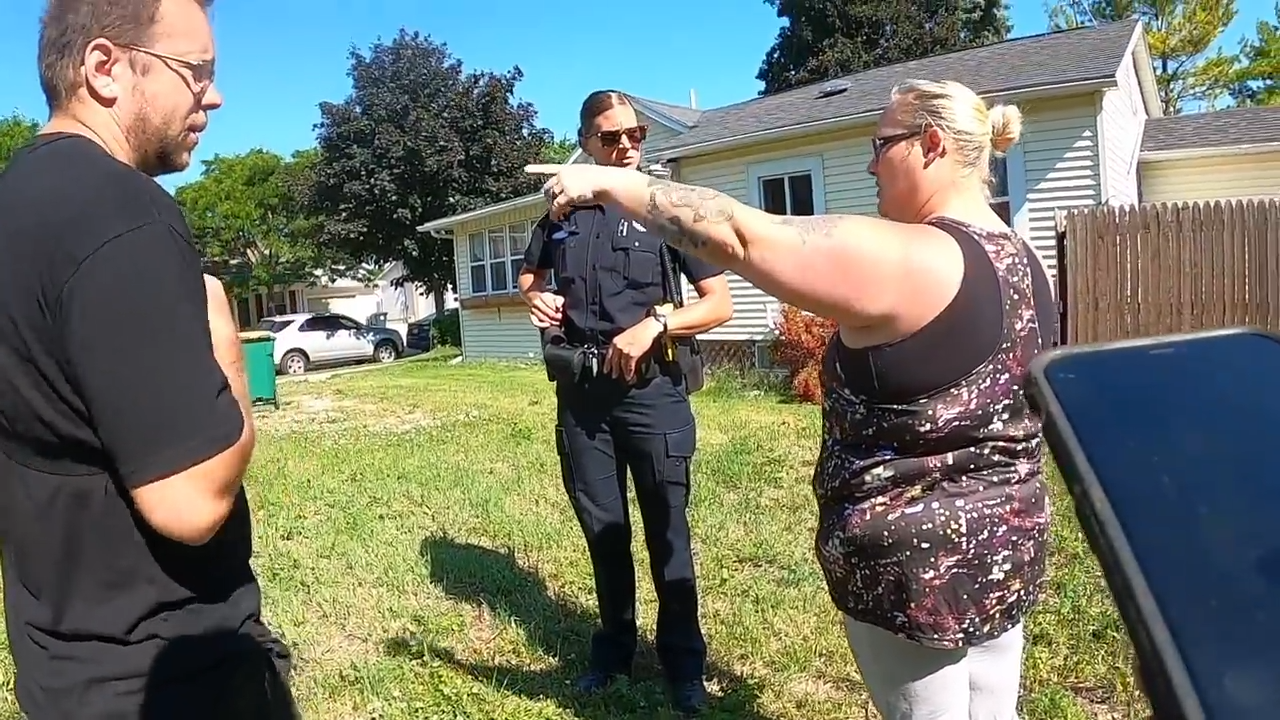 Karen followed us, yelled at us… then called the police (unreal)