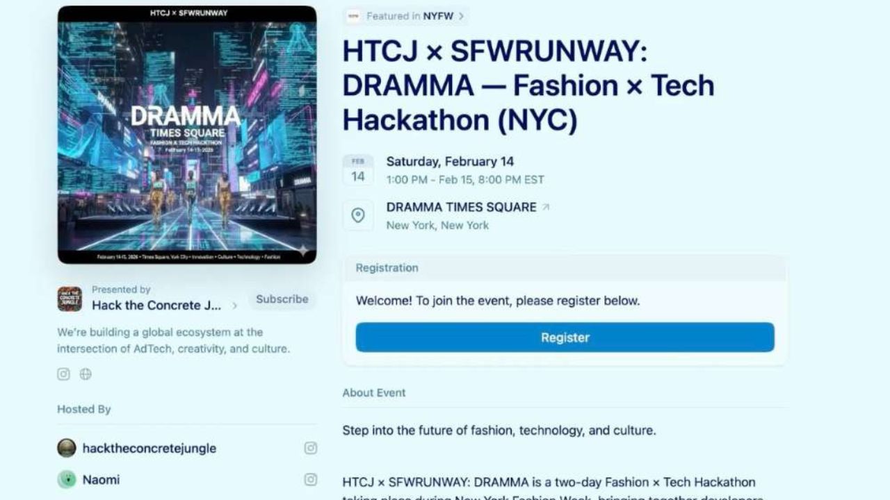 DRAMMA brings fashion tech hackathon to NYFW