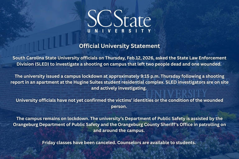 What happened at South Carolina State University? 2 killed in campus ...