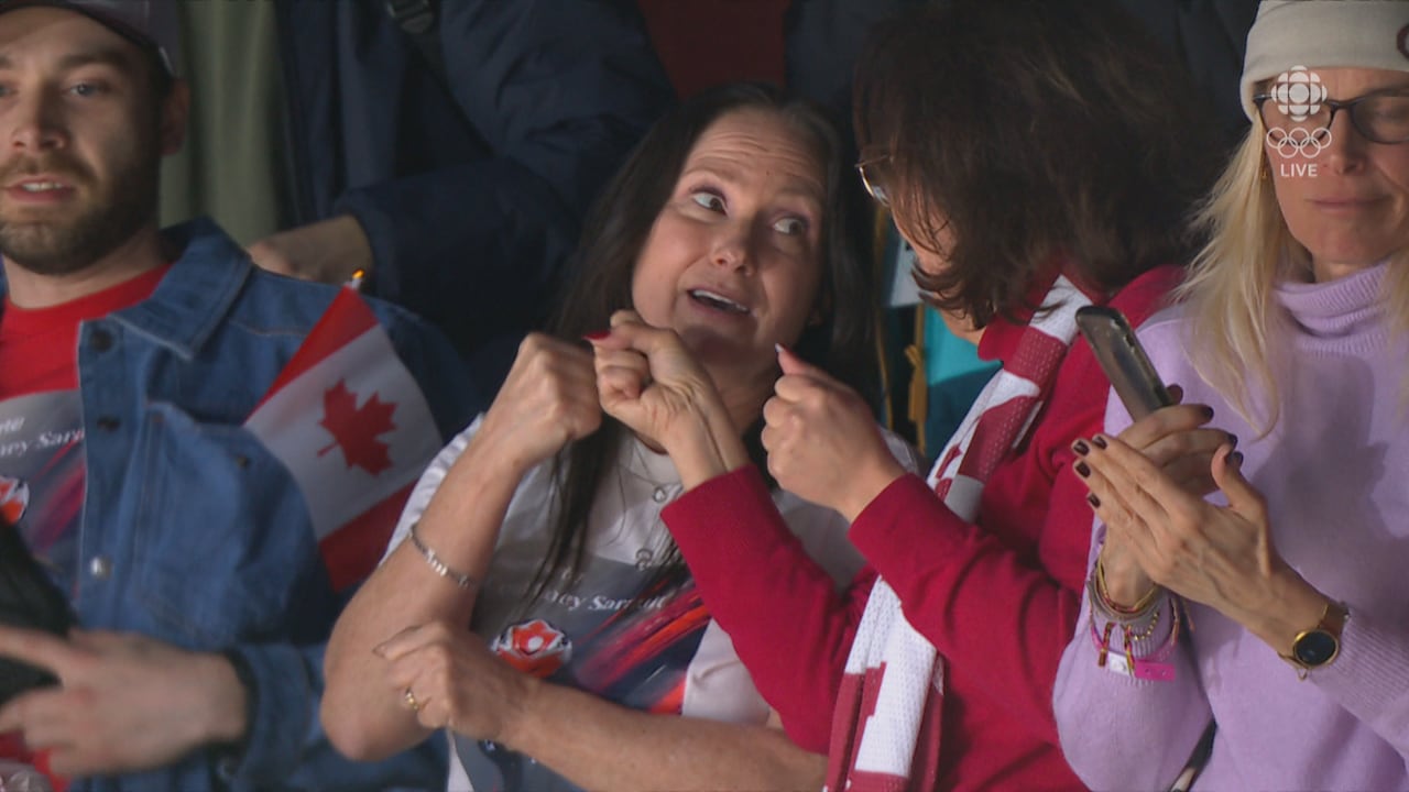 Mom of NB speed skater, young fans watch as Courtney Sarault captures ...
