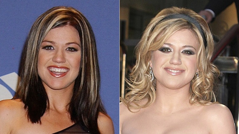 Kelly Clarkson's face transformation since her American Idol days