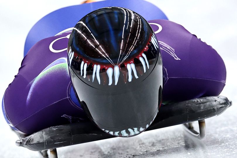 USA star's 'Venom' helmet goes viral at 2026 Winter Olympics as ...