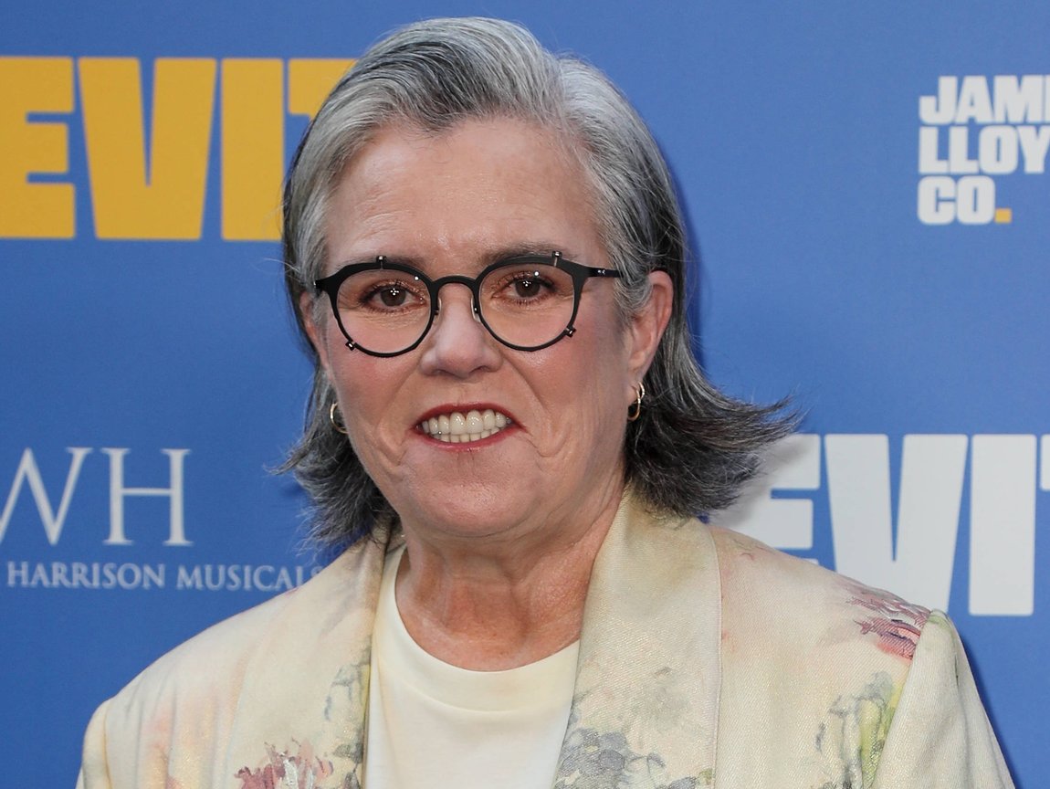 Rosie O'Donnell dared a brief visit to the USA