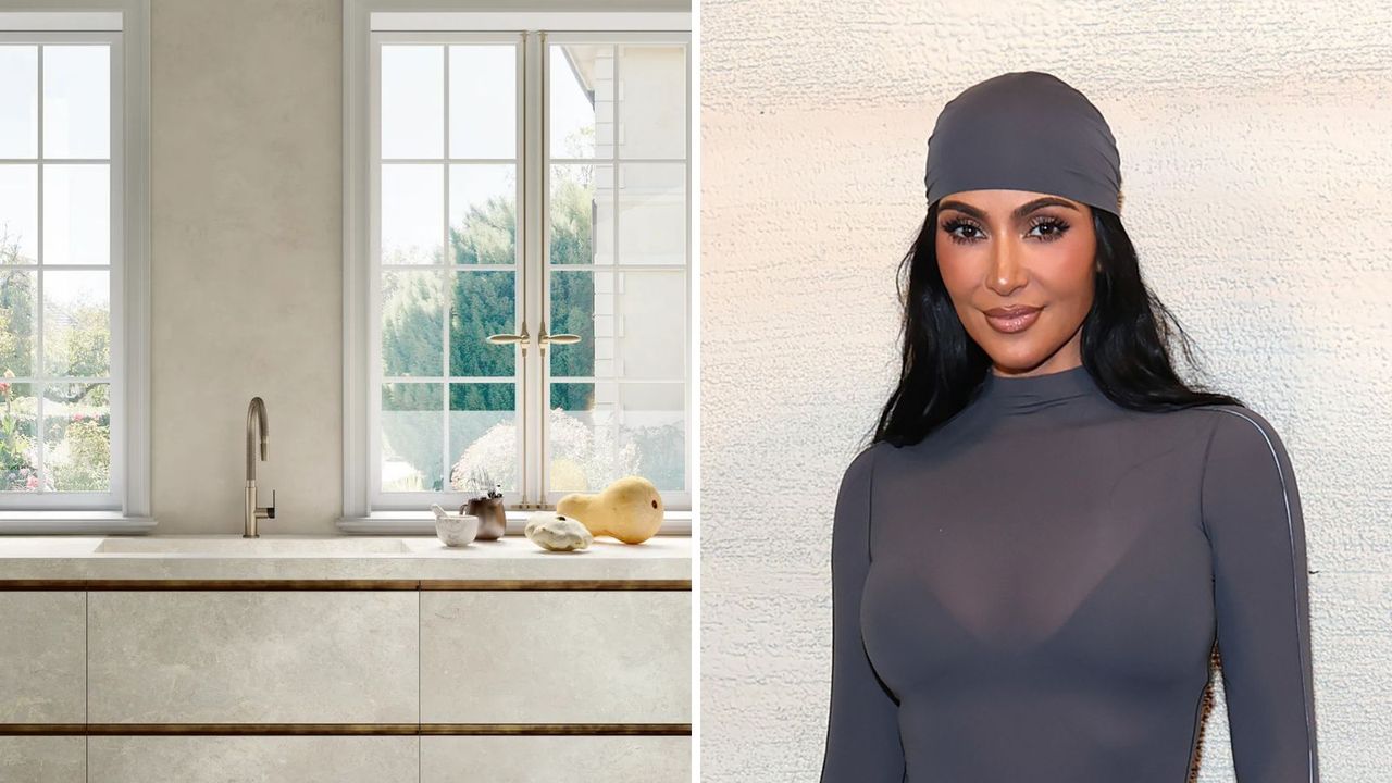 How Kim Kardashian made a tired kitchen color palette feel brand new ...