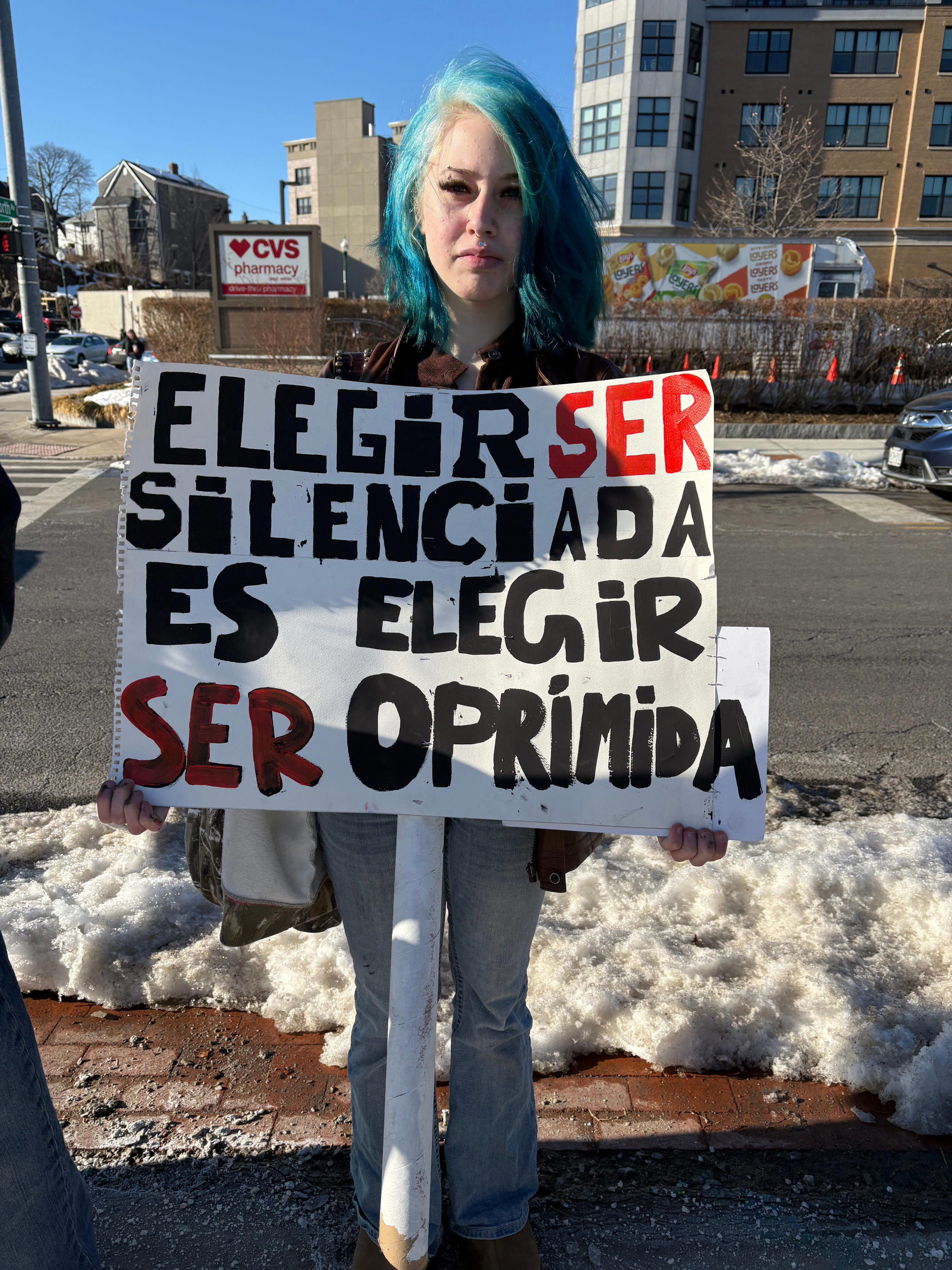 New Rochelle students walk out of school, march through city to protest ICE