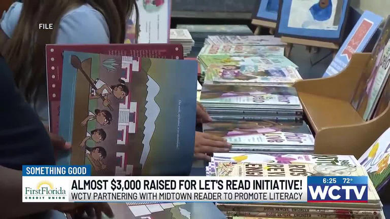 Something good: Nearly $3,000 raised for 'Let's Read' initiative