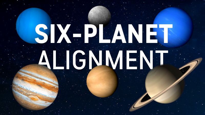 Six planets to align in the night sky in late February