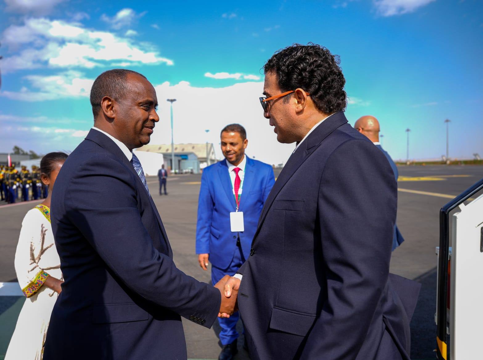 Libyan president arrives in Addis Ababa for 39th AU summit