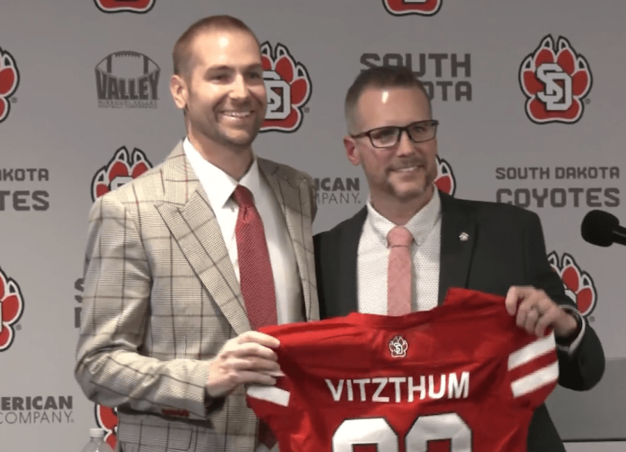 Coyotes football officially introduce Matt Vitzthum as program’s 32nd ...