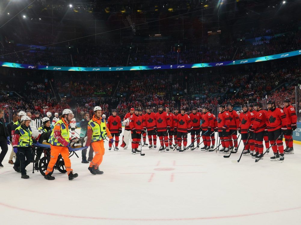 Switzerland's Kevin Fiala's Olympics are over with suspected broken leg