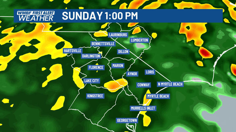 First alert: Turning cloudy tomorrow, widespread rain Sunday