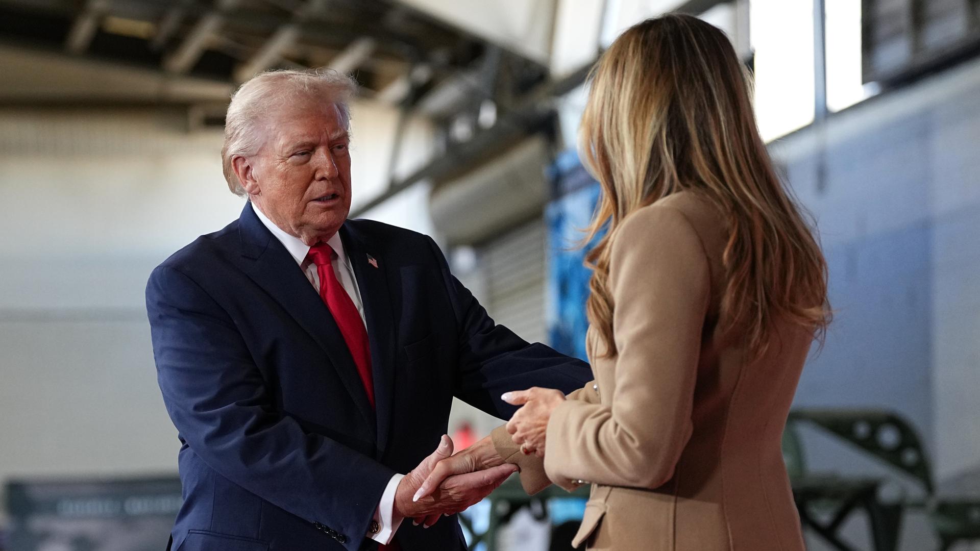 Celebrating Fort Bragg, Trump muses to first lady that 'we'll move here'