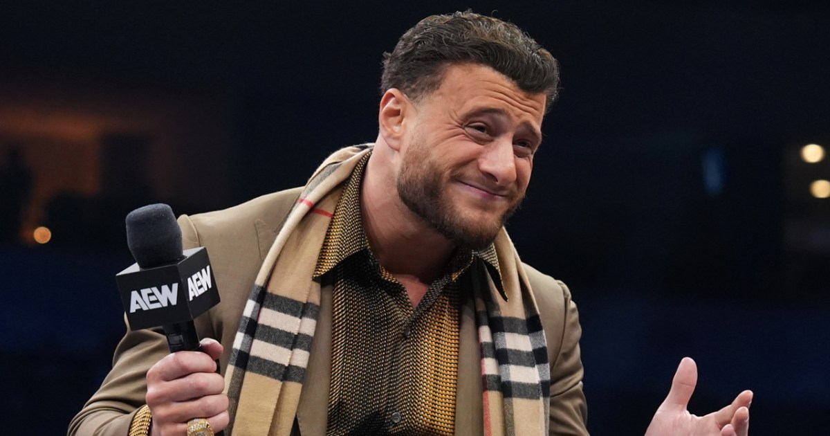 Watch: AEW's MJF uses young fan as human shield during match