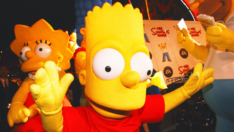 Daytona 500 honorary starter Bart Simpson will wave NASCAR's green flag