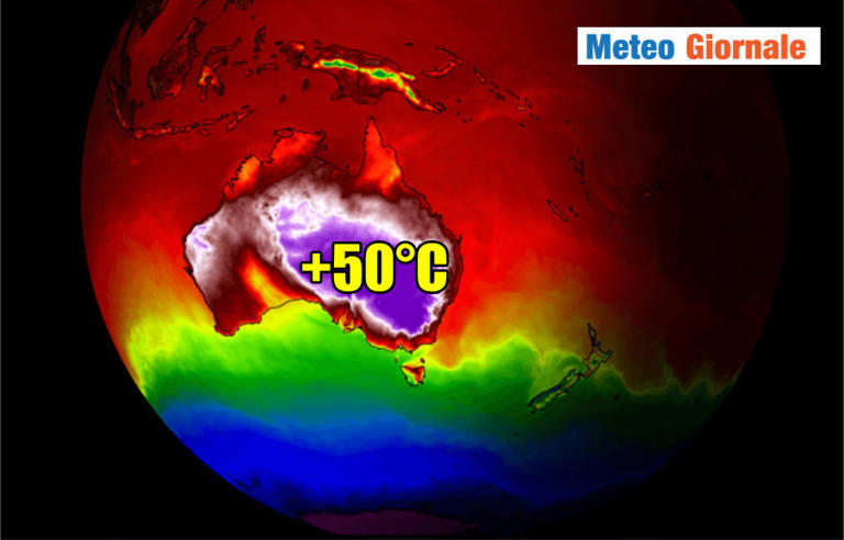 Australia rovente: la cupola di calore spinge le temperature a 50°C