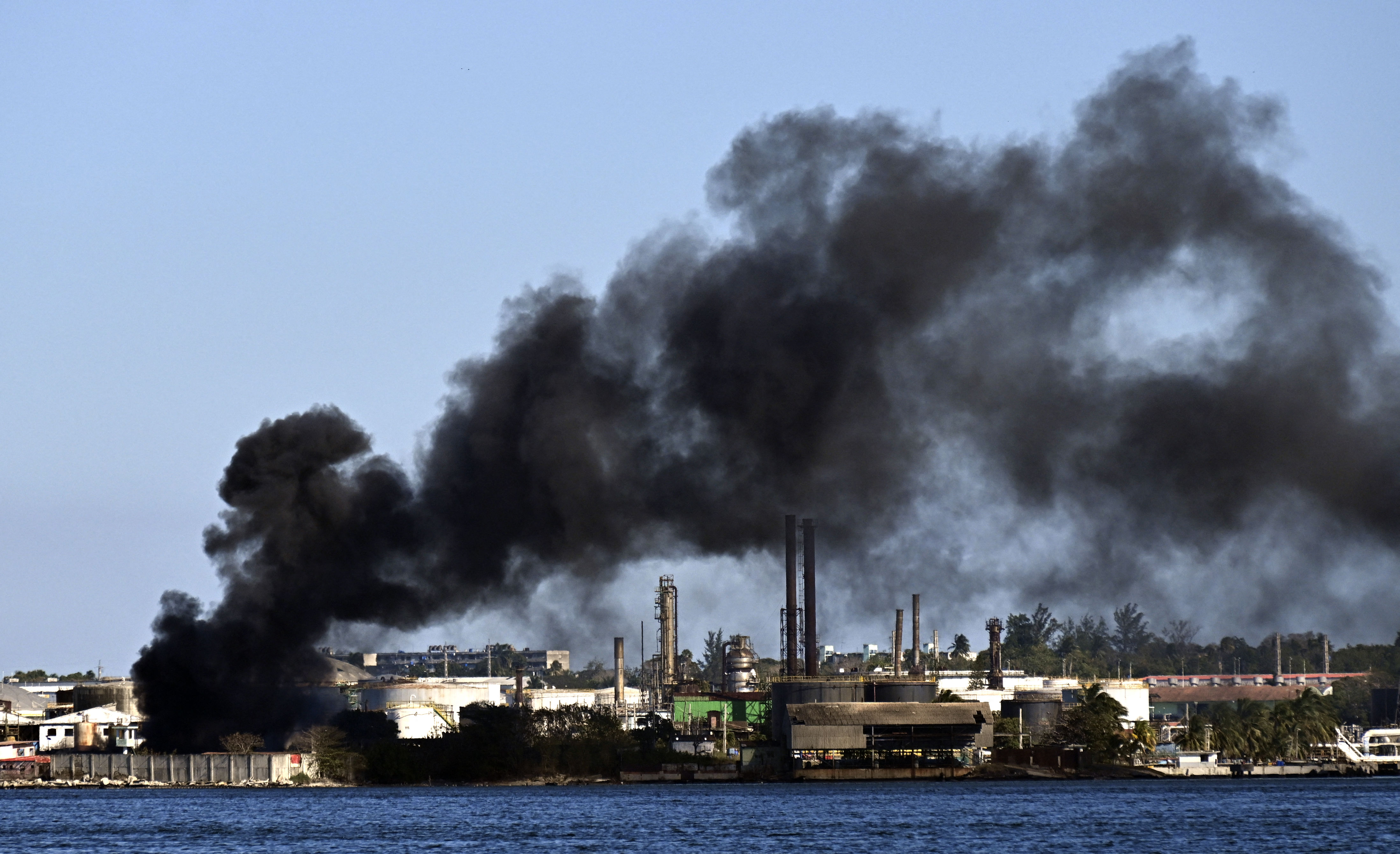 Fire at Havana oil refinery as Cuba’s fuel crisis deepens