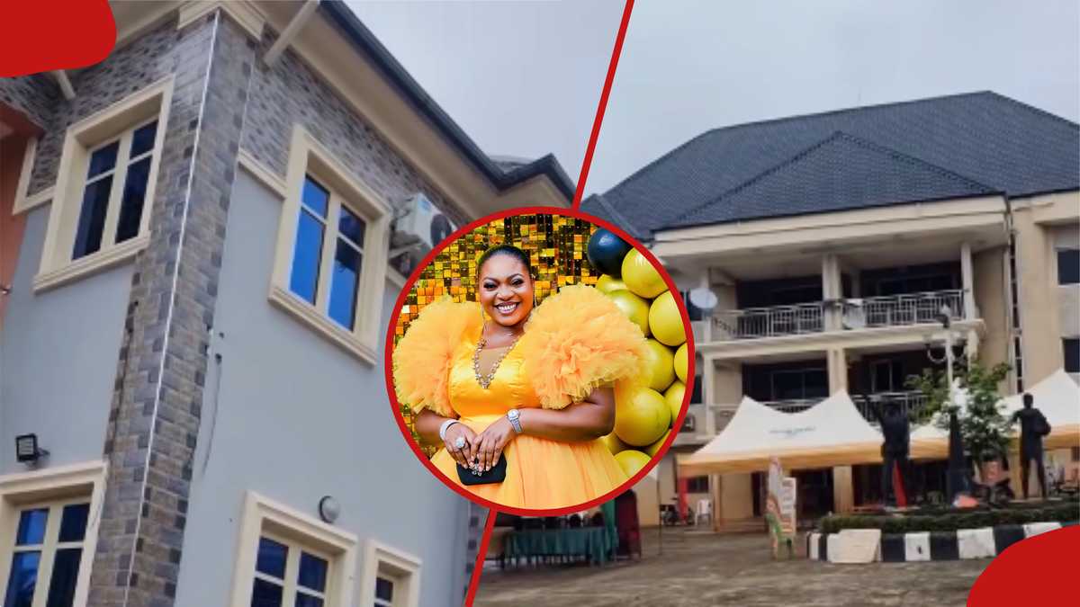 Proud woman shows off polygamous dad's compound with 5 massive houses ...
