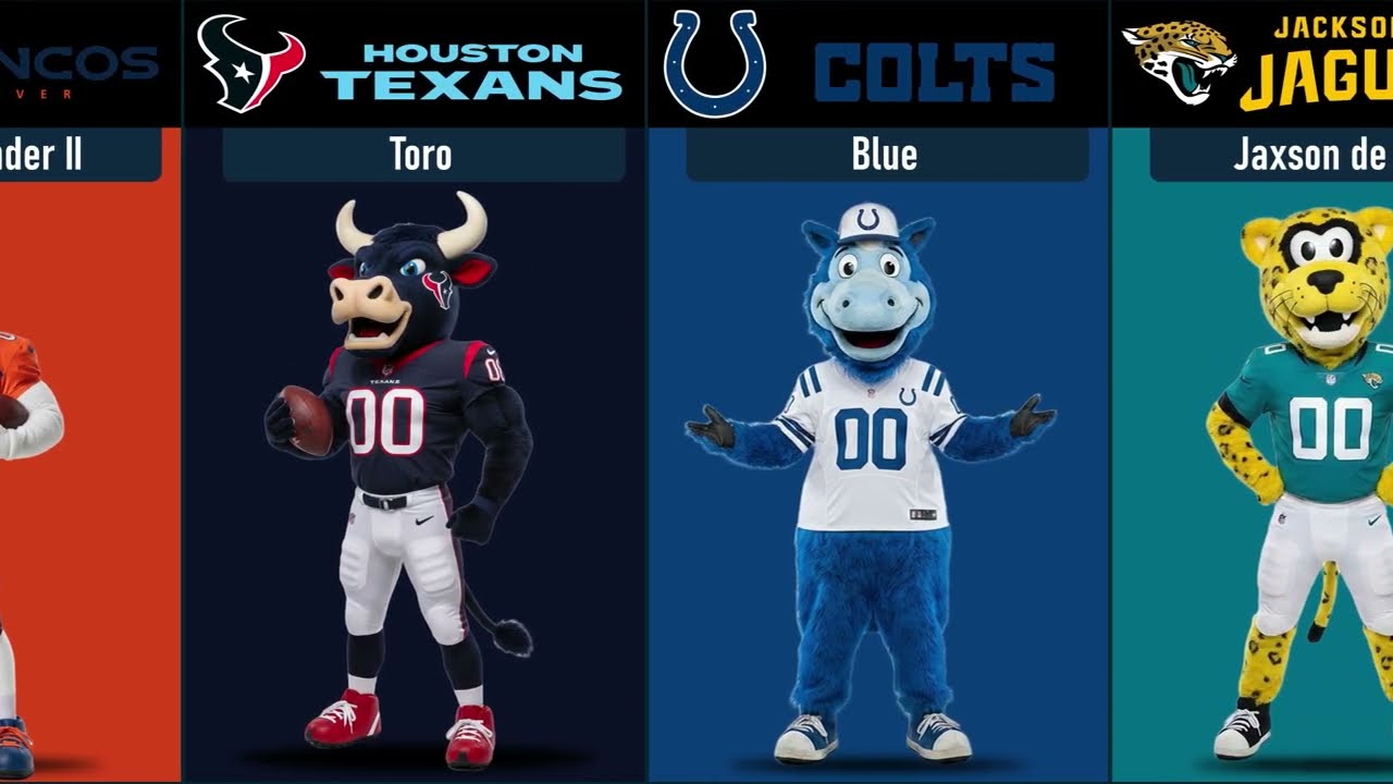 Every NFL Teams Mascots