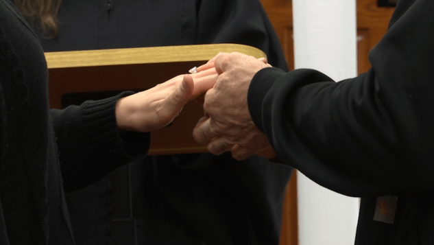 Kanawha County couples say 'I do' ahead of Valentine's Day