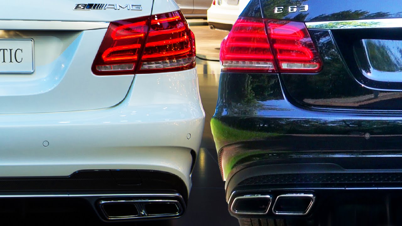 Mercedes E63 AMG-modellen laten hun eigen karakter horen